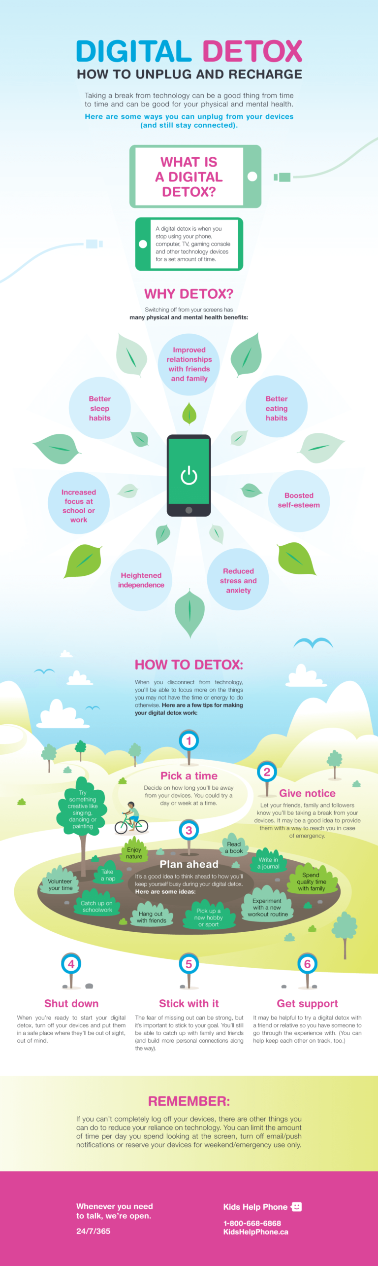 Digital detox: How to unplug and recharge - Kids Help Phone